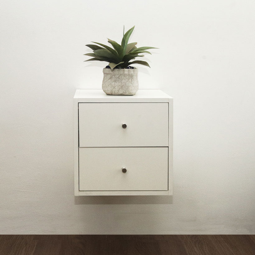 CUBEO Home Storage Cube - 1 Box With 2 Drawers | White – BuildSaver