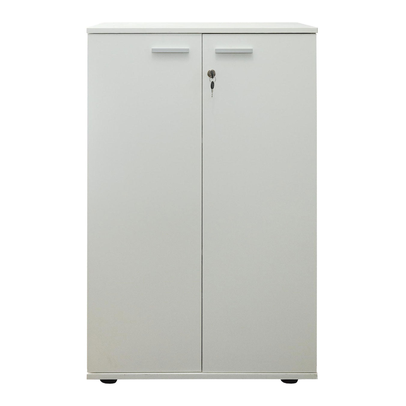 Denver Office 2 Door 2 Shelf Filing Cabinet | White – BuildSaver