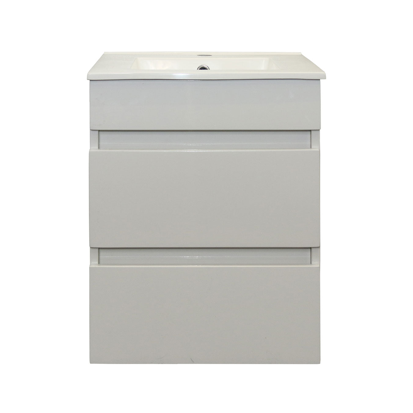 Denver Marlene 2 Drawer Floating Vanity | High Gloss White | 450 ...