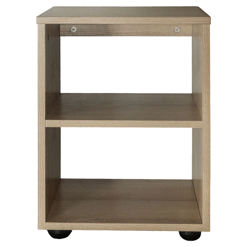 Denver Home | Bed Side Pedestal with Shelf | Washed Shale – BuildSaver