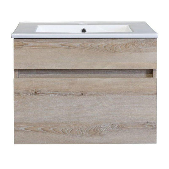 Stylo Floating Bathroom Vanity Cabinet with White Ceramic Basin ...